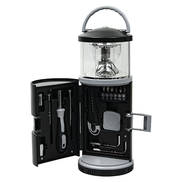 Набор инструментов Tools lantern cо встроенной лампой, 15 инструментов ...